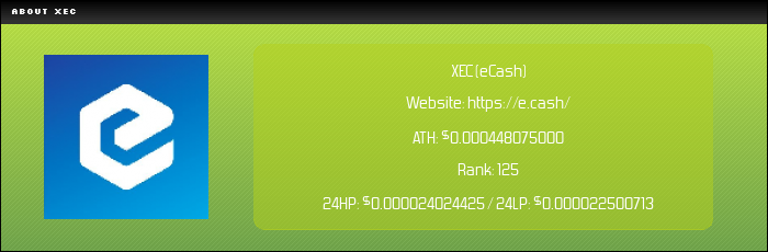 eCash Coin Prognose (XEC) 2025, 2026, 2030, 2040, 2050 - BTCC