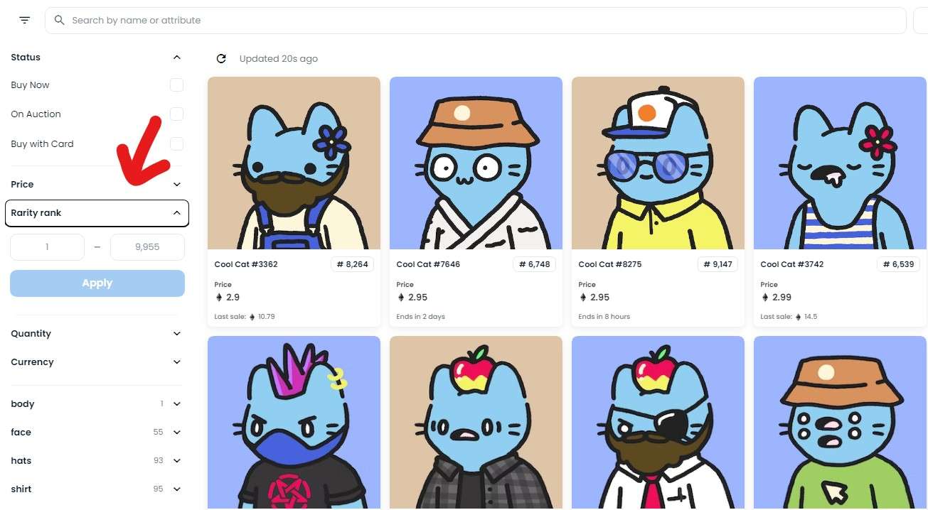 OpenSea推出NFT稀有度跟踪工具OpenRarity，附操作指南 - BTCC