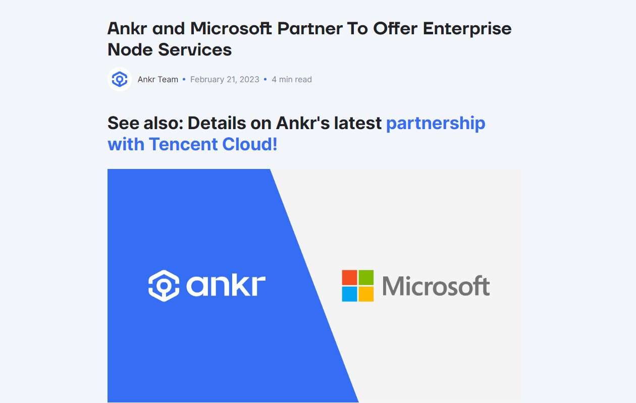 ANKR幣是什麼？已經上架BTCC！價格、圖表、市值一覽 - BTCC